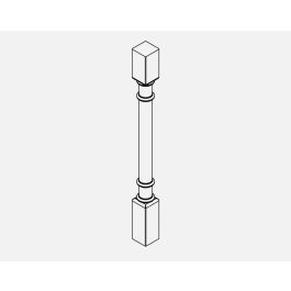 FLOOR COLUMN CARTMEL ANTHRACITE - TKC