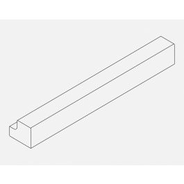 3050X50X16MM COR/FILLER VIVO MATT DUST GREY - TKC