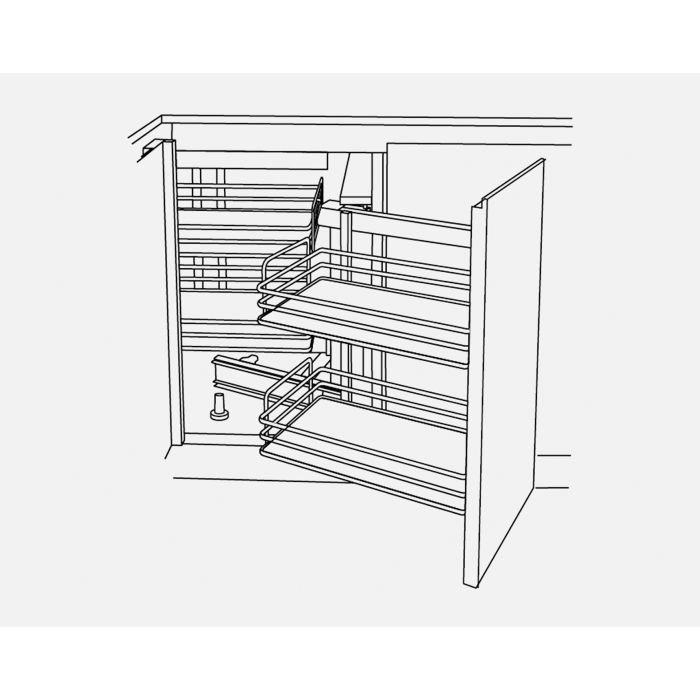 DYNAMIC CORNER PULLOUT RH - TKC