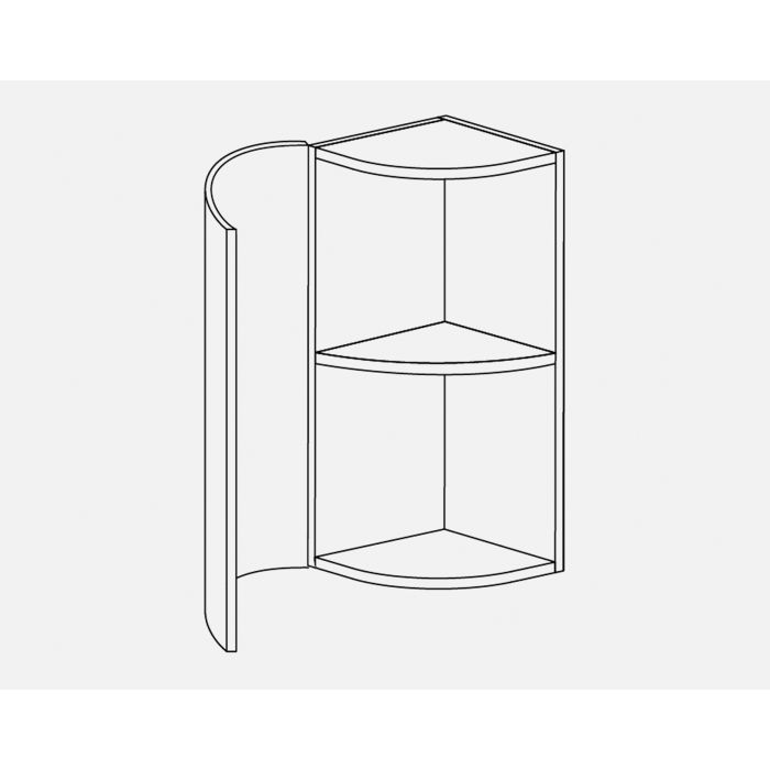 CURVED WALL CAB CARTMEL DUST GREY - TKC