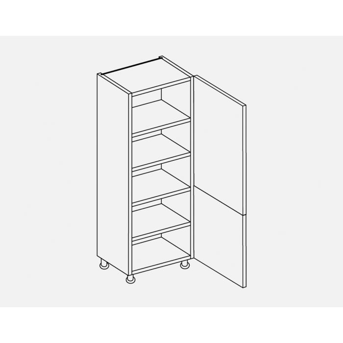 600MM LARDER LUCENTE GLOSS WHITE - TKC
