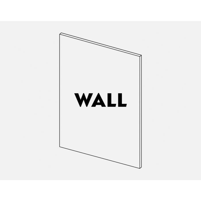 792X350 WALL END PANEL LUCENTE PAINTED - TKC