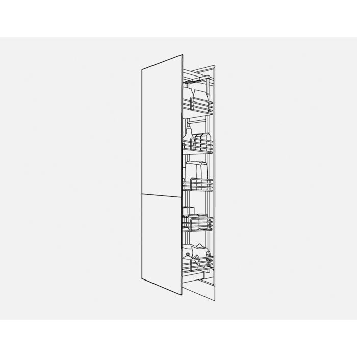 300MM DYNAMIC LARDER CARTMEL LIGHT GREY - TKC